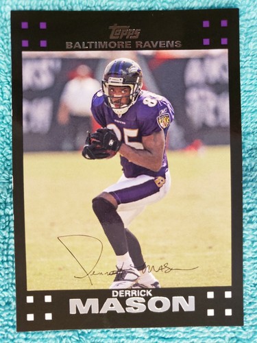 2007 TOPPS DERRICK MASON #120 BALTIMORE RAVENS | eBay