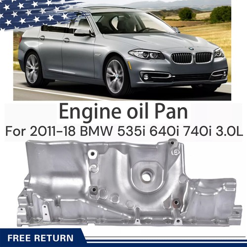 Oil Pan for BMW 535i 640i 740i 3.0L xDrive AWD 2011-2018 11137556664 ...