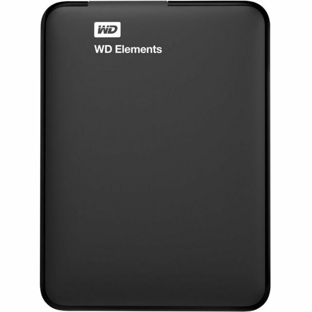 Western Digital Elements 2TB Portable External Hard Drive - Black for ...