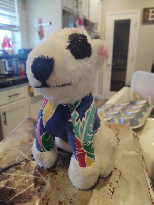 Vintage Spud Mackenzie Plush Stuffed Animal Toy Dog 1980s Ace Novelty ...