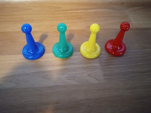 Set 4 Pawns Vintage 1970's Complete Set Replacement Pawns for board ...