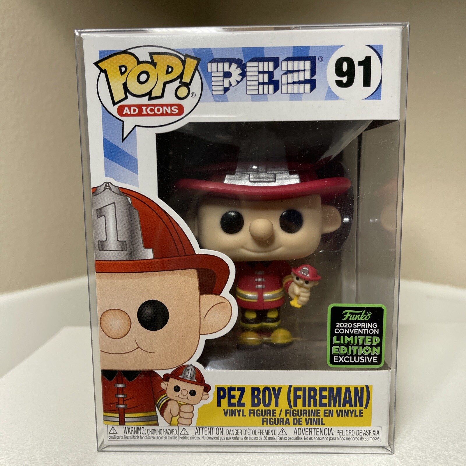 Funko Pop! Vinyl: Ad Icons - Pez Boy (Fireman) - Emerald City Comic Con ...