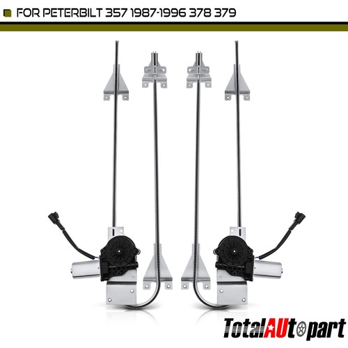 2x Power Window Regulator w/ Motor Front Left & Right Passenger for ...