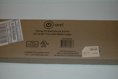 ONN Tilting TV Wall Mount Kit 24-48 Inch TVS With HDMI Cable NIB New | eBay