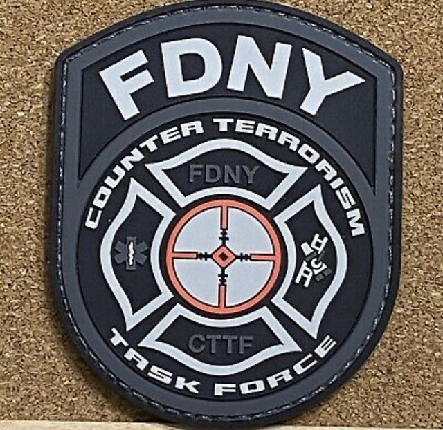 FDNY COUNTERTERRORISM RESCUE TASK FORCE CTTF PVC PATCH NON NYPD | eBay