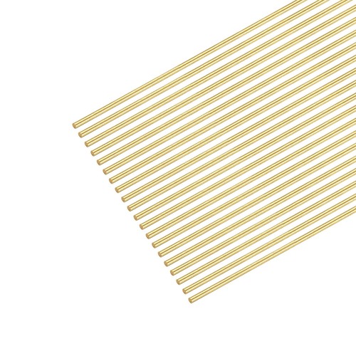 0.6mm x 250mm,Brass Round Wire,Assorted Half Hard Wire for Jewelry ...