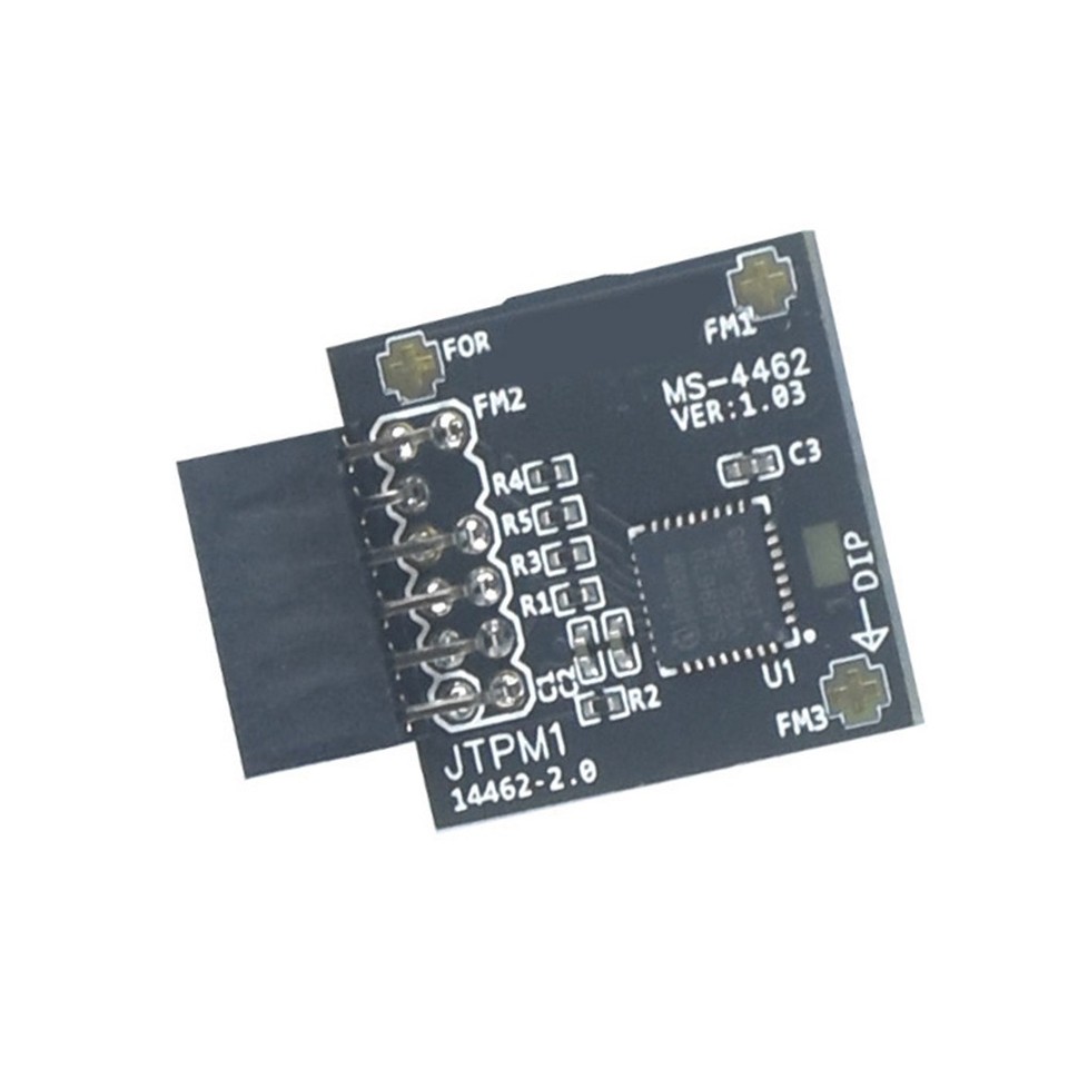 TPM 2.0-Verschlüsselungssicherheitsmodul TPM MS-44462-SPI 12-Poliges ...