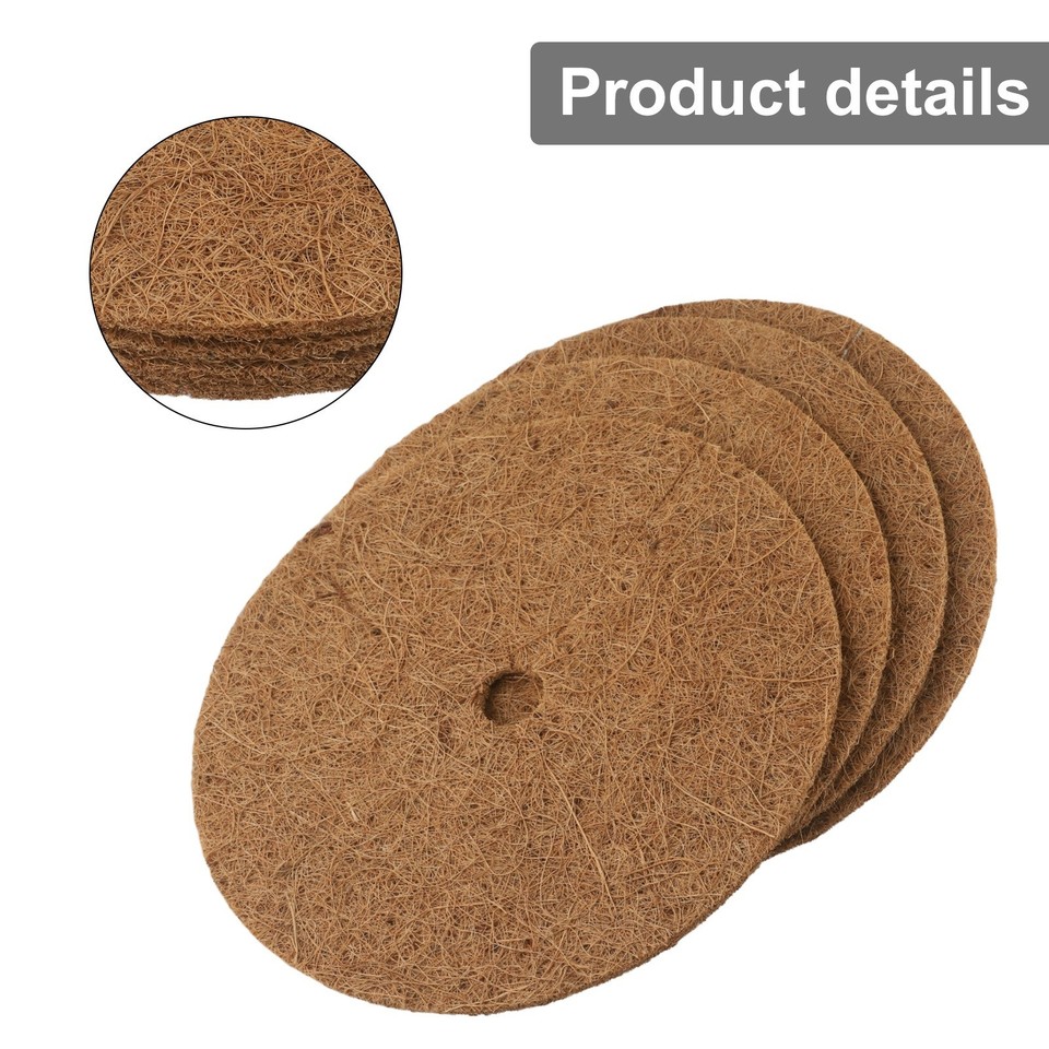 Coconut Mulch Pads Garden Plant Base Adverse Weather Resistant Blocks ...