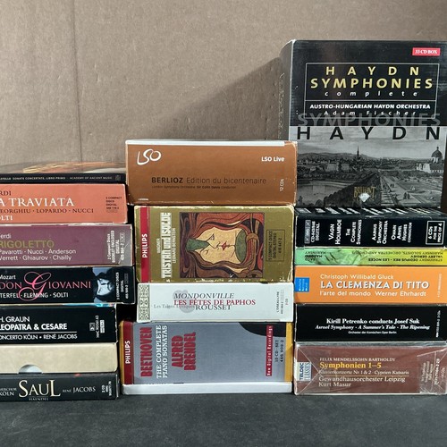 LOT OF BOX SETS CLASSICAL OPERA VERDI MOZART HAYDN MENDELSSOHN ...