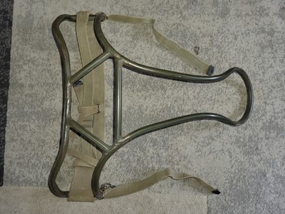 WWII US Army Backpack Frame ONLY Vintage Mountain Troop Metal Curved w ...