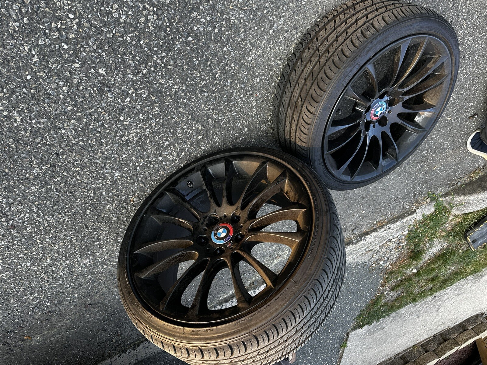 19" Gloss Black Rims Fit BMW 3 Series Set Of 4 (1 Rim Cracked) AS IS | eBay