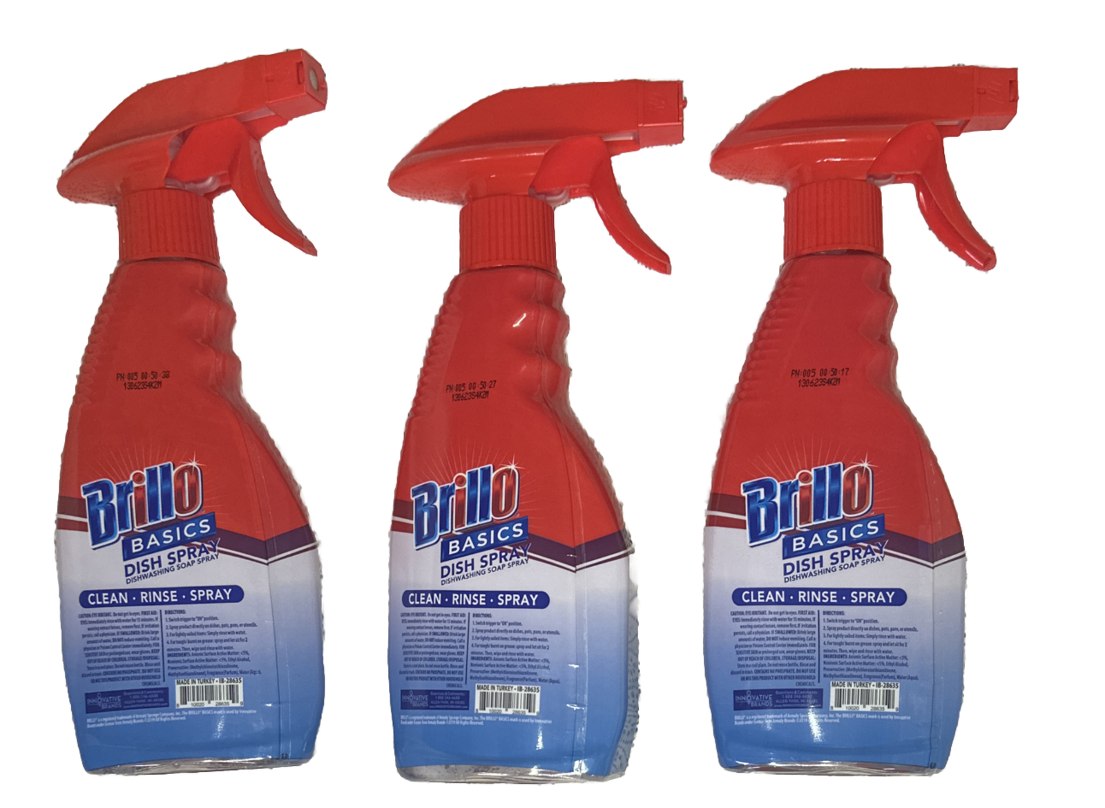 Brillo-Basics Fresh Scent 3x Action Dish/Diswashing Soap Spray. 10floz ...