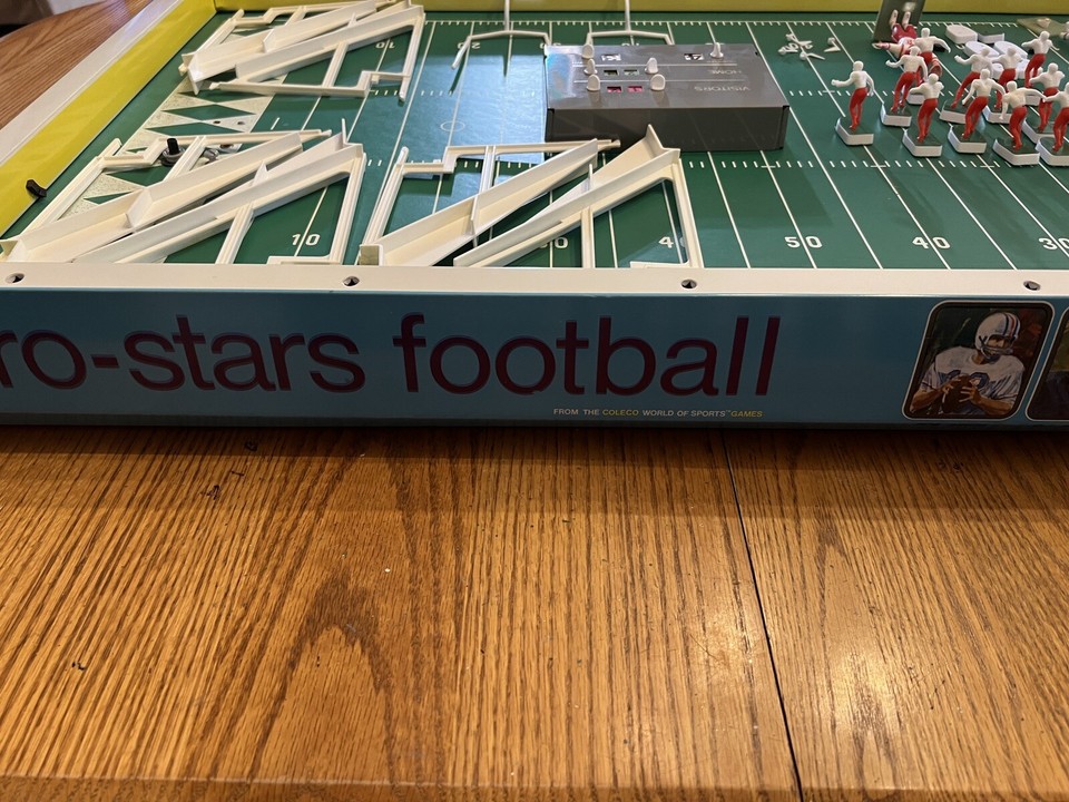 Vintage Rare Coleco Pro-Stars Electric Action Vibrating Football Game ...