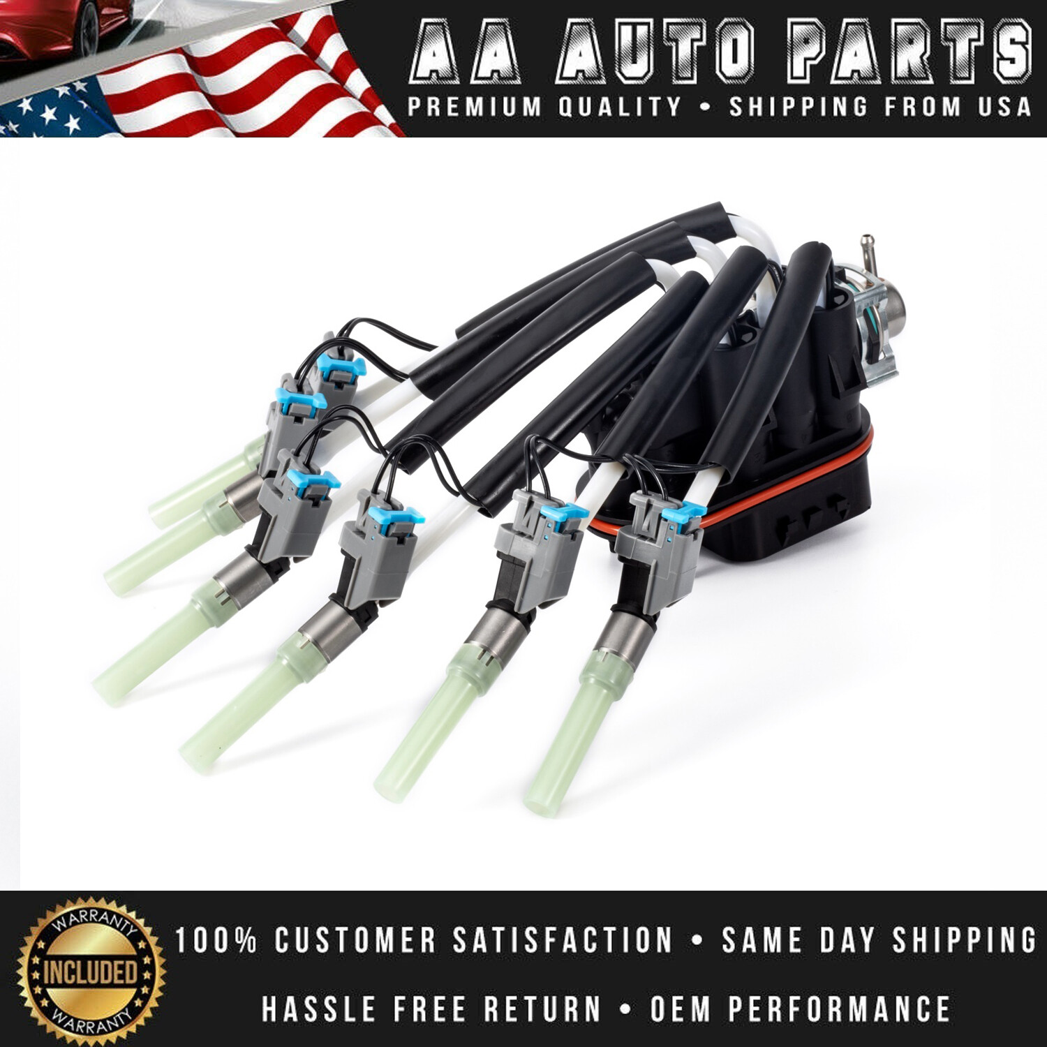 Spider Fuel Injector w/ Fuel Return Line for Chevrolet Silverado GMC ...