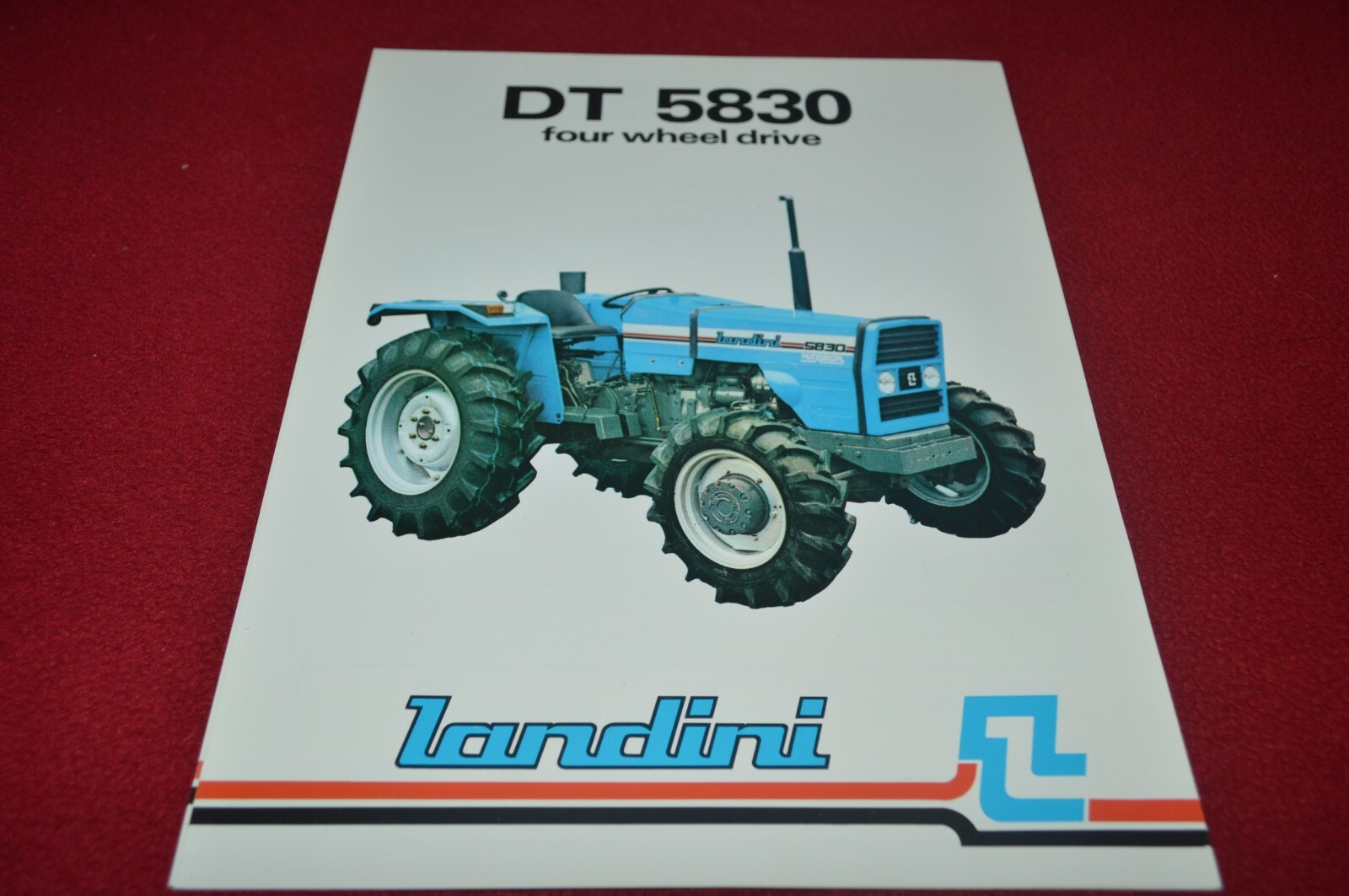 Landini DT 5830 Tractor Dealer's Brochure YABE18 | eBay