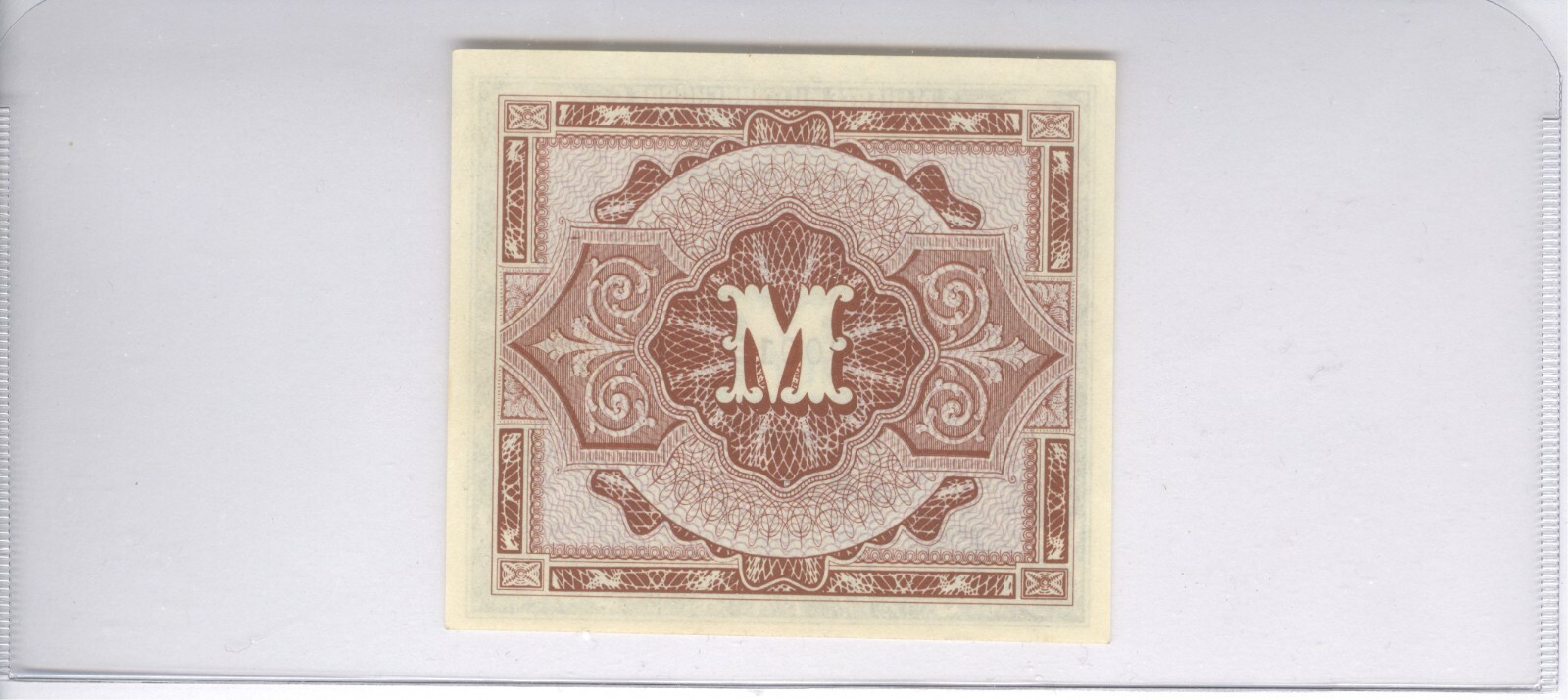 1944 GERMANY ALLIED MILITARY CURRENCY FUNFZIG 50 PFENNIG 1/2 HALF MARK ...