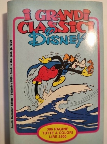 I Grandi Classici Disney - N 23 - Arnaldo Mondadori Editeur March 1986 ...