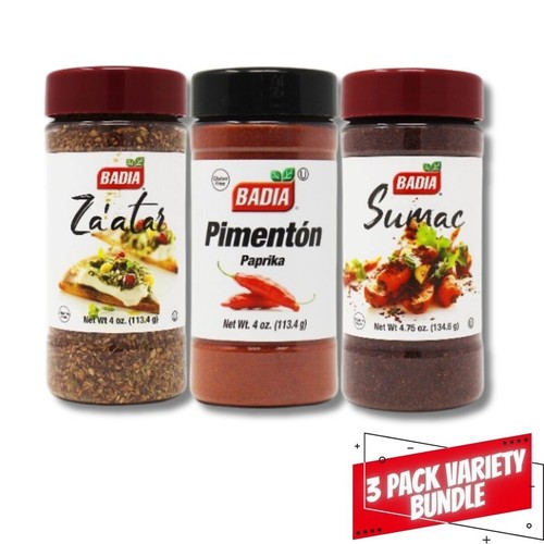 Badia Middle Eastern Spice Trio – Za’atar Paprika & Sumac Bundle | eBay