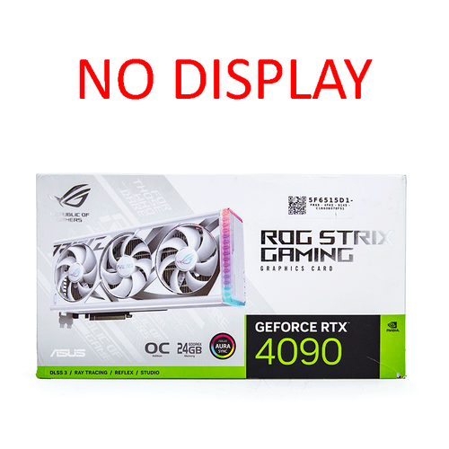 Nvidia ROG Strix GeForce RTX 4090 White OC Edition Graphics Card GPU ...