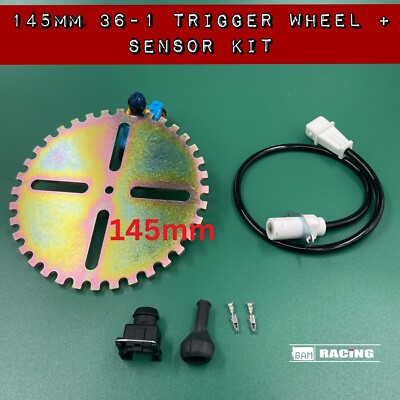 145mm Universal Trigger Wheel & Sensor Kit 36-1 Maxxecu Megasquirt ...