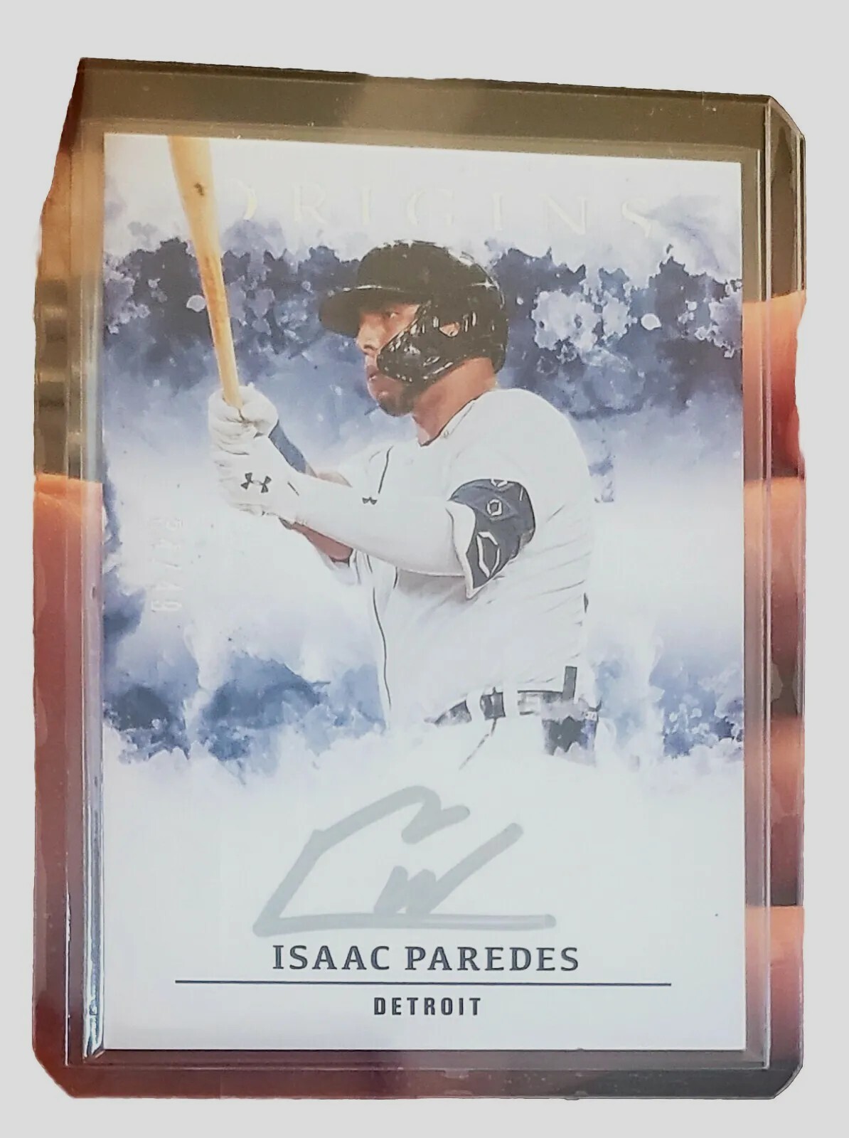 2021 Panini Origins Isaac Parades Rc AUTO #/49 Rookie Tampa Bay Rays ...