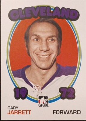 2009 - 2010 Gary Jarrett 1972 The Year In Hockey Blank Back Parallel ...