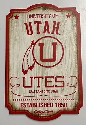 Utah Utes Sign 11" X 17" Wood Sign | eBay