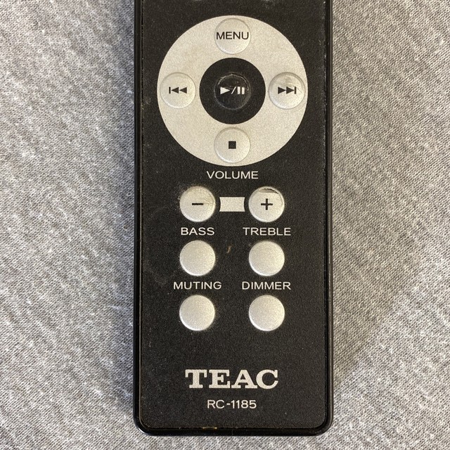 TEAC Rc1185 Rc-1185 Audio System Remote Control Tested Great for sale ...