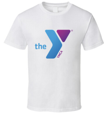 YMCA T-shirt short sleeve classic logo 100% cotton Size Small | eBay