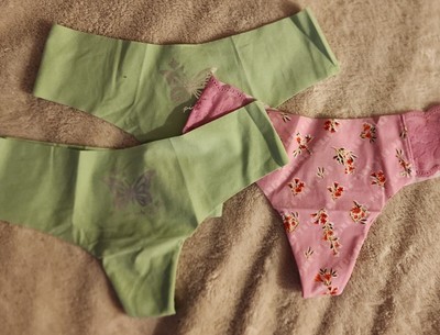 *NWT LOT OF 3 Victoria’s Secret PINK Wide Side Thong Size Small $31.50 ...