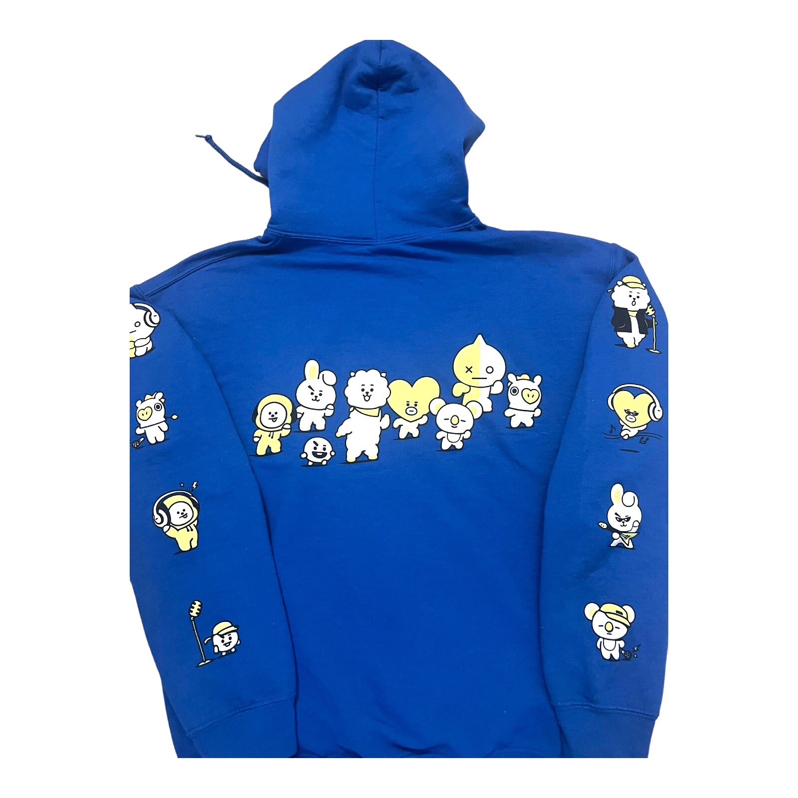 BTS K Pop BT21 Animated Cartoon Hoodie Sweater Size L… - Gem