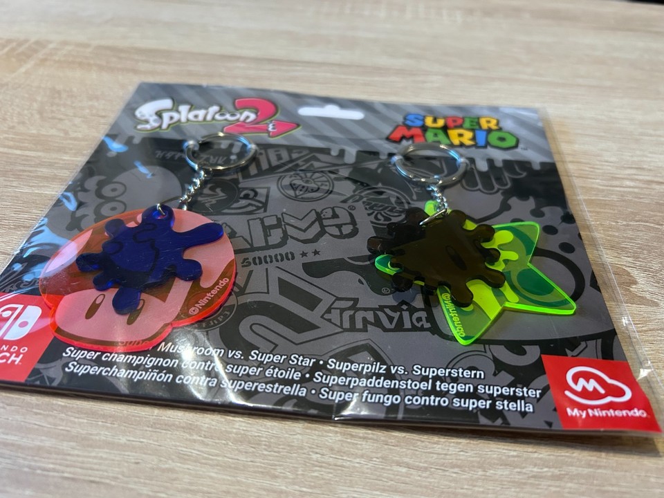 Splatoon 2 Super Mario Nintendo Super Mushroom Vs Super Star NEUF RARE ...