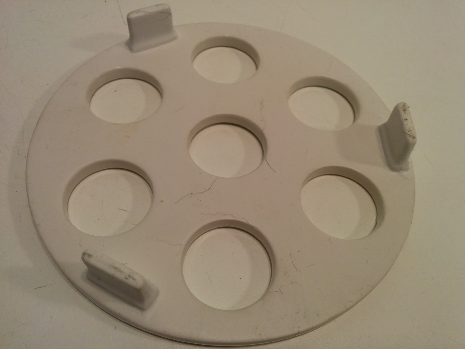 COORS 146mm Porcelain Desiccator/Crucible Plate with Feet, (7) x 30mm ...