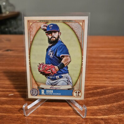 2021 Topps Gypsy Queen Team Script Font Swap #97 Rougned Odor - Texas ...