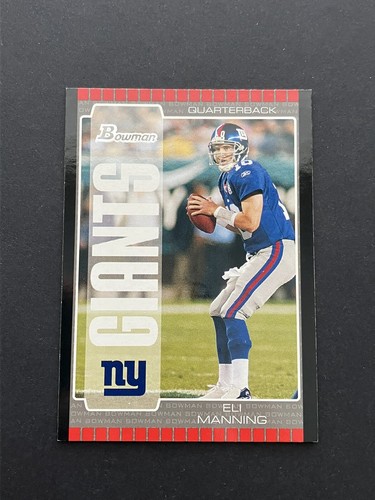 2005 Bowman Eli Manning 2nd Year Card #40 | New York Giants Super Bowl ...
