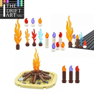 City Food Bonfire 7762 37775 Candle Flame part for Lego Sets Building ...