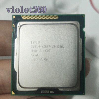 2nd Gen Intel Core i5-2550K LGA 1155 CPU Processor SR0QH 3.4GHz Quad ...