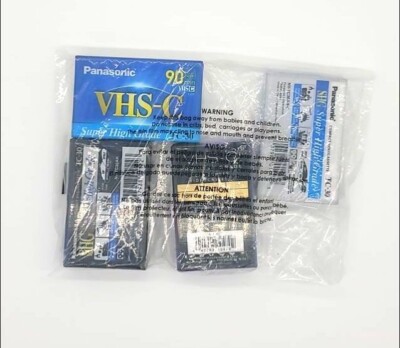 Panasonic Radio Shack VHS-C Super High Grade Camcorder Videocassette ...