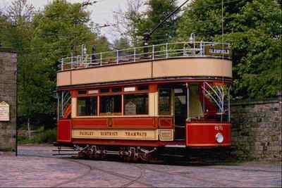 metal sign 542016 preserved paisley district tramways open top tram uk ...