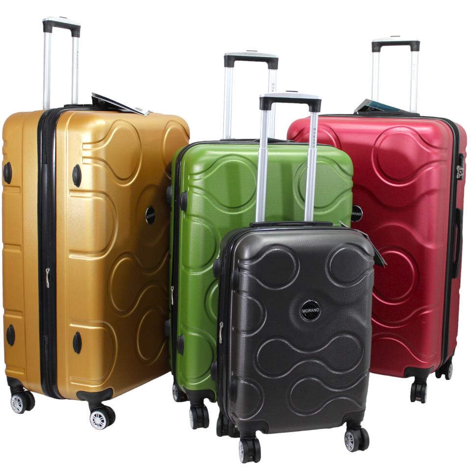 XL Large Suitcase 4 Wheel MEDIUM Lightweight ABS Hard Shell Luggage ...
