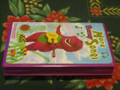 MORE BARNEY SONGS~ACTIMATES~VHS~KIDS LEARN ABOUT RHYTHM RHYME & MELODY ...