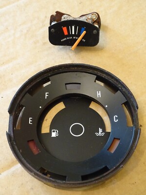 CLASSIC MINI SPEEDO 2 CLOCK DASH TEMP GAUGE & FACIA RING ( SPARES ...