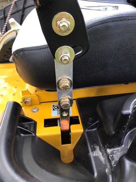 Zero Turn Mower Steering Arm Extension Kit MORE leg room Fits Hustler ...