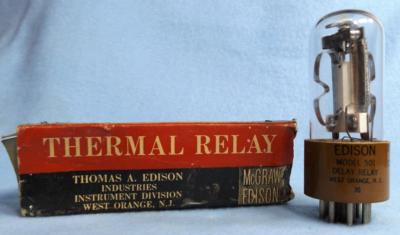 Edison B1696 Model 501 Delay Relay 5-Sec 150-V.D.C 250-V.A.C Vacuum ...