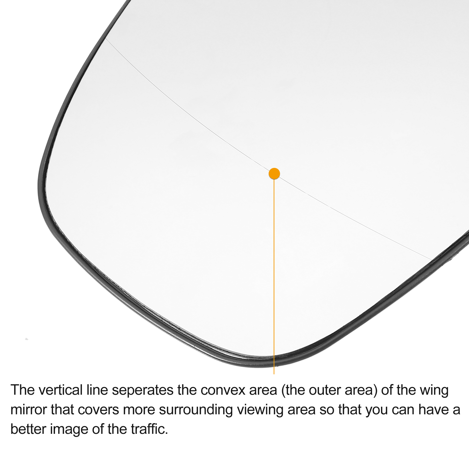 Car Left Side Heated Mirror Glass Replacement for BMW X5 X6 No ...