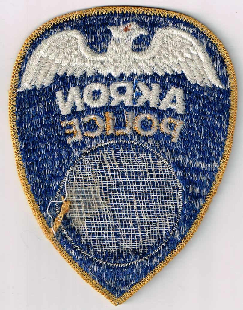 Pick 1 Ohio Police patch: Blanchester PD; Marion PD; older Akron PD | eBay