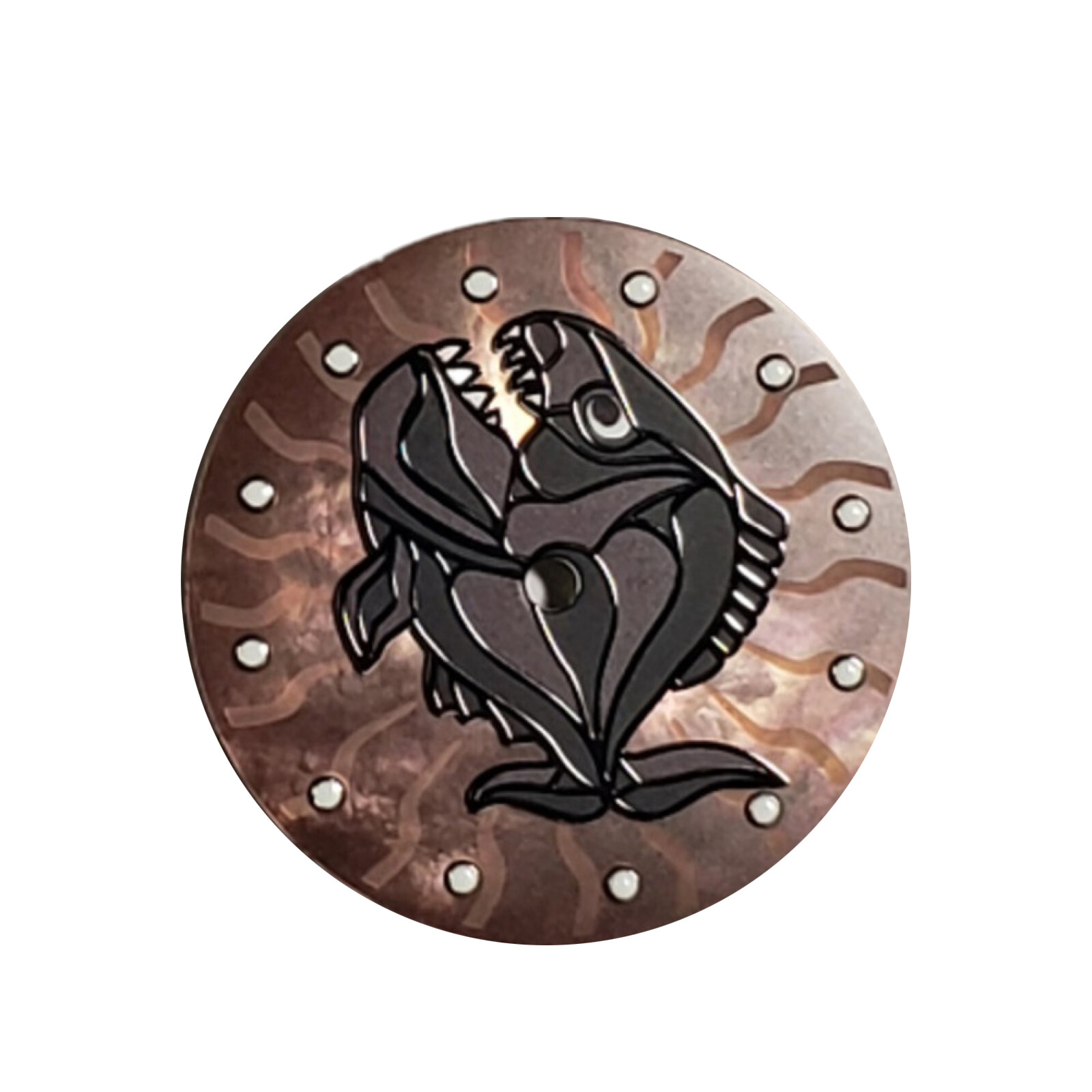 28.5mm 6 Pin Luminous Watch Dial For ETA 2836 2824 NH35 NH36 8200 ...