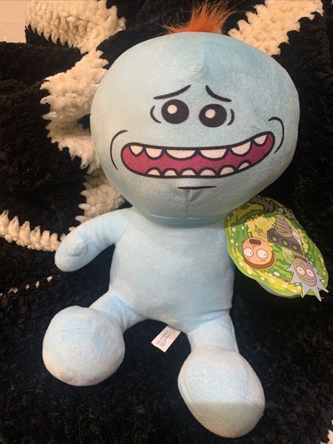 Mr. Meeseeks Plush - From Rick and Morty - 10" - Official License - Toy ...