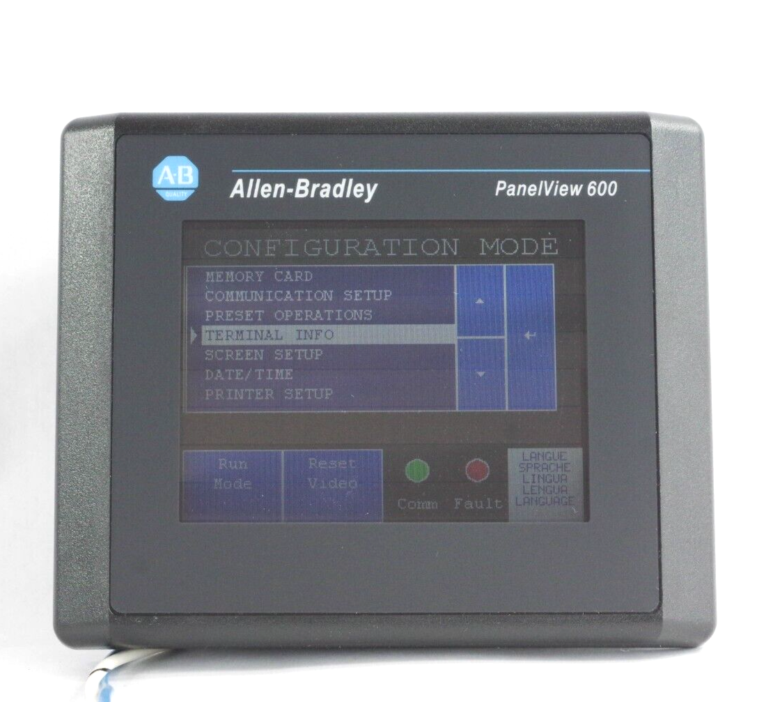 ALLEN BRADLEY Panelview 600 2711-T6C10L1 A REV E 2711T6C10L1 Lightly ...