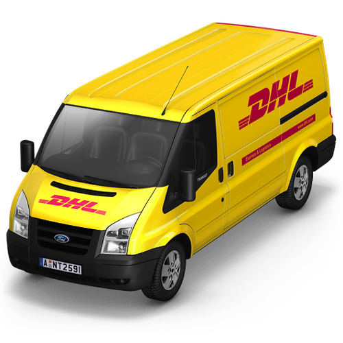 DHL Color Vinyl Decal Sticker Waterproof | eBay